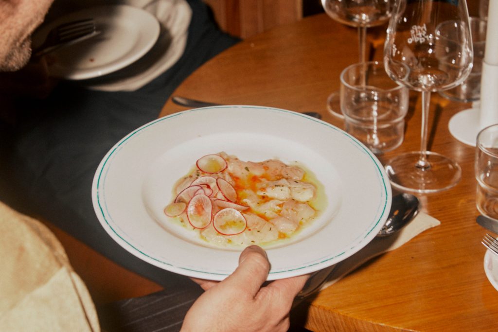 Hope St Radio's Scallop Crudo with Radish, Blood Orange and Fennel Oil ...